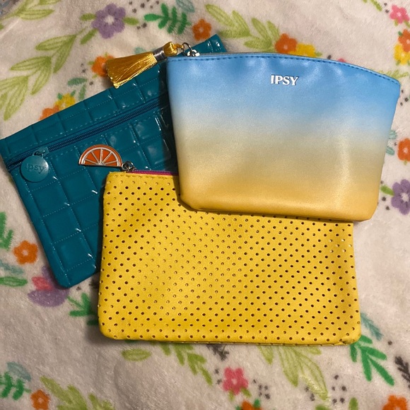 ipsy | Bags | Set Of 3 Ipsy Makeup Cosmetics Bags Never Used | Poshmark